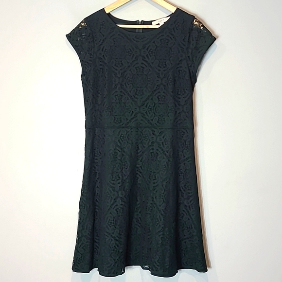 LOFT | Dresses | Loft Lace Dress Womens 2 Green Wedding Guest Casual ...
